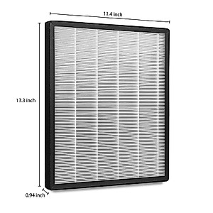 GHM Compatible LEVOIT LV-PUR-131 Air Purifier True HEPA & Activated Carbon Filters Set Compatible with LEVOIT LV-PUR-131 Air Purifier