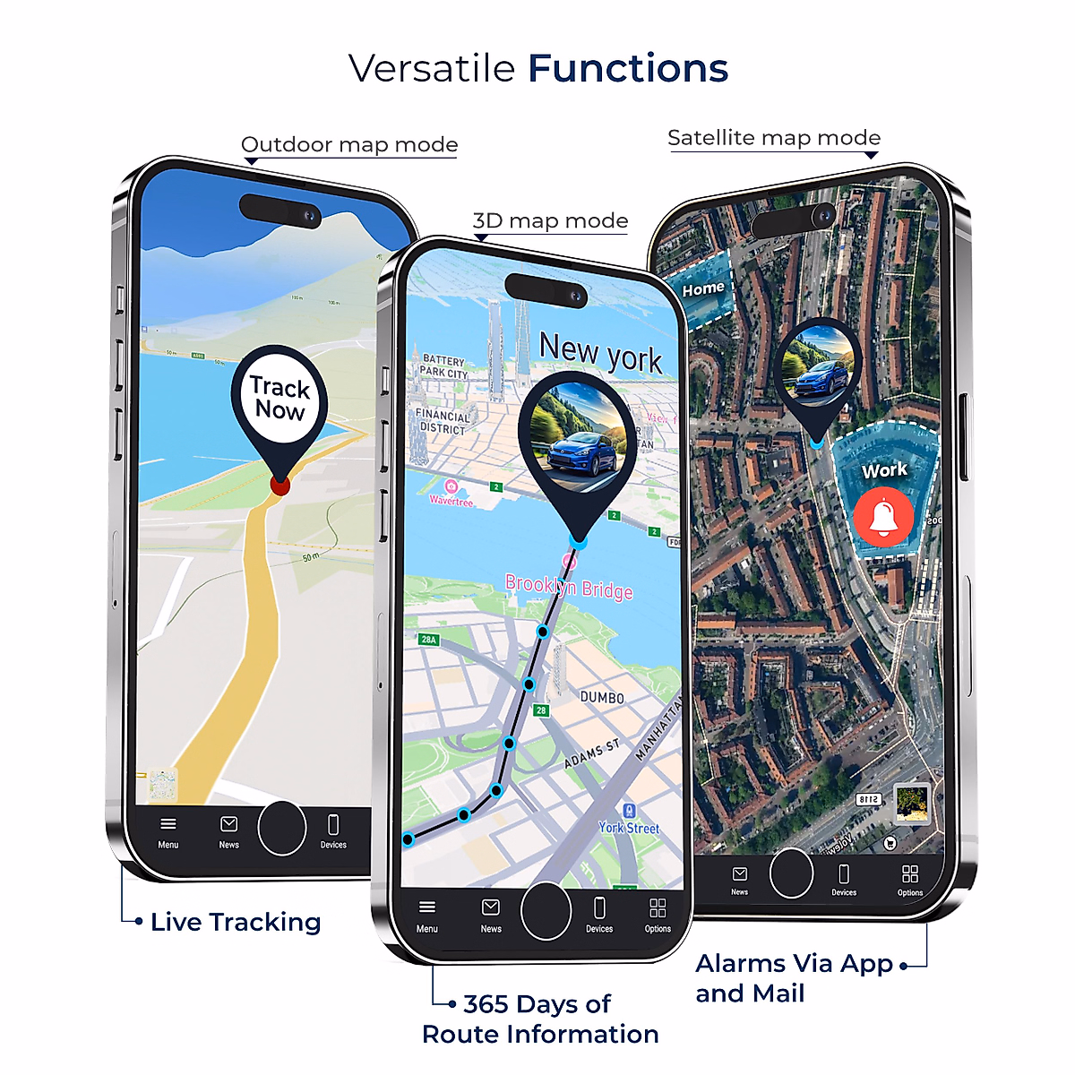 SALIND 11 4G GPS Tracker - Real-Time Tracker for Vehicles, Cars, Fleets, LTE Device w/Magnetic, US & Worldwide SIM Card Included, iOS/Android Compatible, Up to 70 Days Battery - Subscription Required