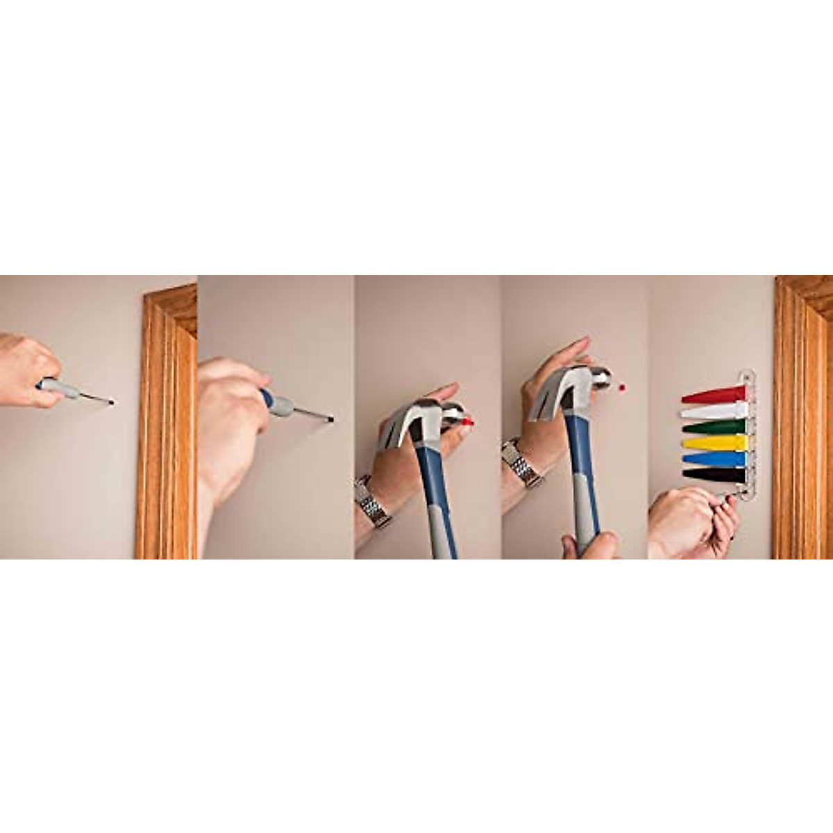 Exam Room Signals - Kull Industries - Medical Door Flags for Hospitals, Doctors Offices, Clinics (Designer Colors, 6 Flag System, 7")