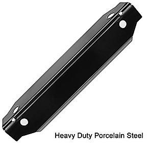 Hisencn Grill Heat Plates for Dyna Glo 3-Burner Grill Replacement Parts, for Dyna-Glo DGC310CNP-D, DGC310RNP-D, DGC310BNP-D Grill Models, Porcelain-Enameled Steel Heat Shield Tent Parts, 3 Pack