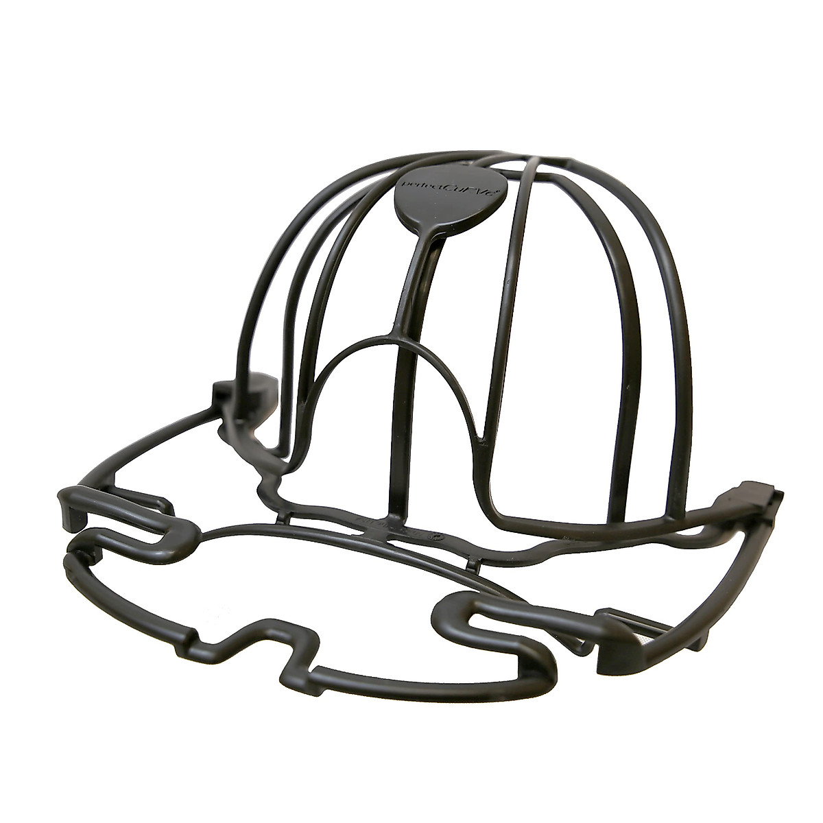 Perfect Curve Cap Washer - Hat and Visor Cleaning Rack. Made in USA. (Black 3-Pack)