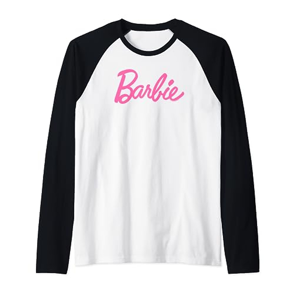 Barbie - Classic Barbie Logo Raglan Baseball Tee