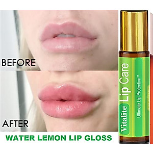 Lip Balm - Roller Ball, Original Lip Balm for Dry Cracked Lips, Women & Men, Lip Balm Gloss, Lip Moisturizer, Natural Lip Balm for Men, Lip Care Products for Lip Repair- Watermelon Lip Plum