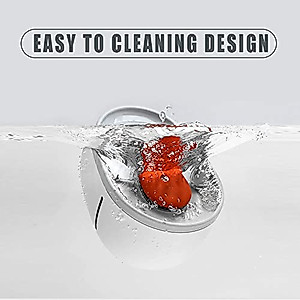 YNNICO Pet Fountains - Best for Cats and Small to Medium Dogs - Fresh, Filtered Water Dispenser - 1/2 Gallon Capacity (Fresh White)