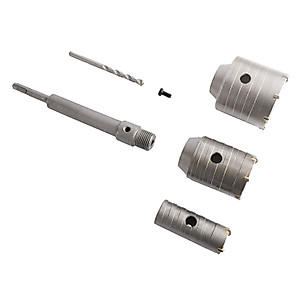 HighFree 65mm 50mm 30mm SDS Plus Shank Hole Saw Cutter Concrete Cement Stone Wall Drill Bit Kits for Brick Concrete Cement Stone
