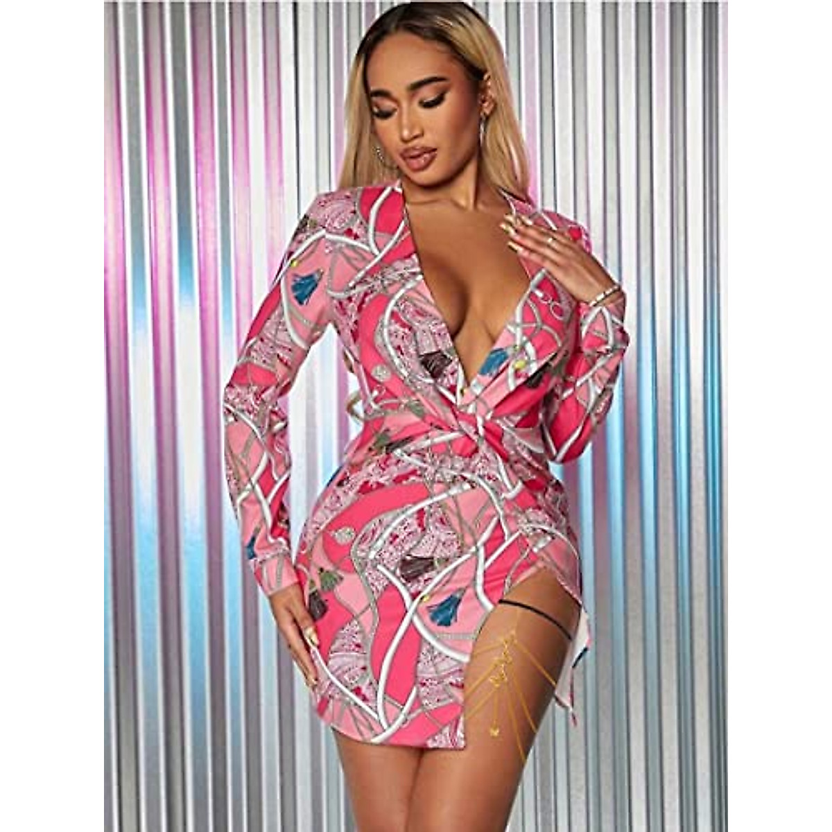 Body Chain Jewelry for Women Boho Butterfly Thigh Chain Leg Chain Jewelry Rhinestone Thigh Harness Stretch Body Jewelry for Nightclub Beach Outfits Accessories(Gold Butterfly)