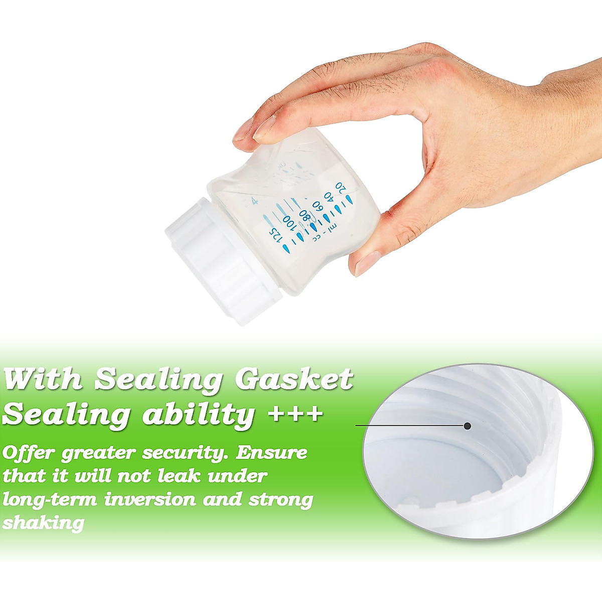 (6-PCs) Travel Bottle Caps Compatible with Avent Bottles, Bottle Lids Replacement