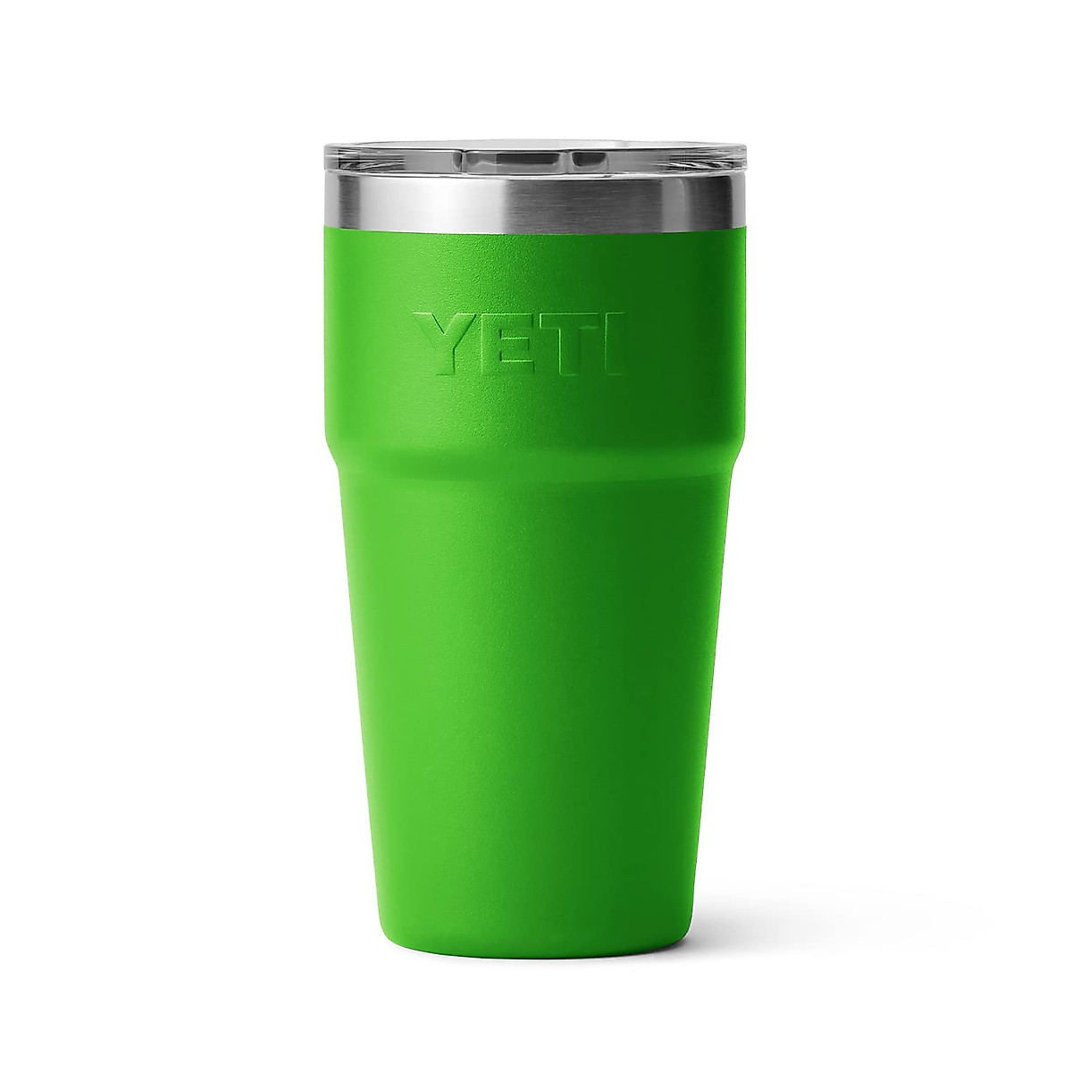 YETI Rambler Stackable Pint, Vacuum Insulated, Stainless Steel with MagSlider Lid, Canopy Green