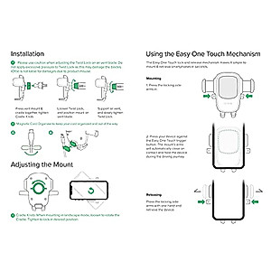 iOttie Easy One Touch 5 Dashboard & Windshield Universal Car Mount Phone Holder Desk Stand with Suction Cup Base and Telescopic Arm for iPhone, Samsung, Google, Huawei, Nokia, other Smartphones
