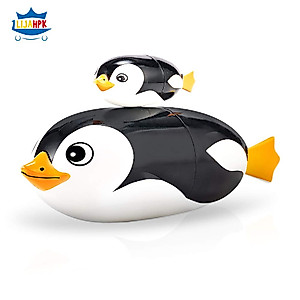 Battery Operated Swimming Penguin Race Dive Flip Water Bathing Toys Water Tub Pool Toys Summer Toys