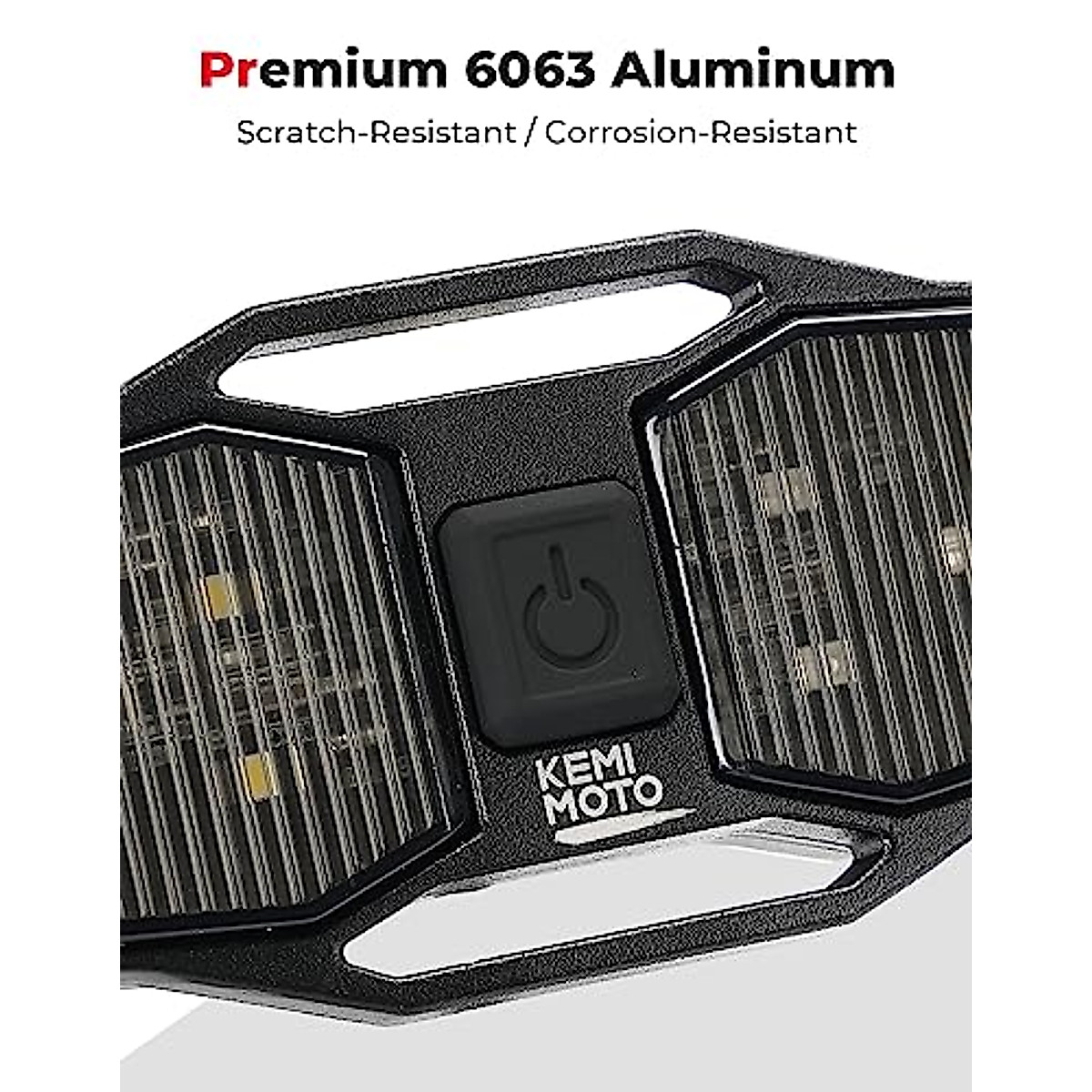 KEMIMOTO UTV Dome Light Vehicle Cab LED Light, White Bright Waterproof Solid Golf Cart Roll Cage Light SXS Light Bar, Compatible with RV Truck Tractor Polaris RZR Ranger Can Am Maverick X3 Defender