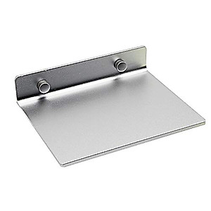 SinLoon 6 Inch Small Shelf in Flat Satin Aluminum Bathroom Shelf Wall Mount for Small Speaker Smartphone, Tablet, Toiletries (Silver)