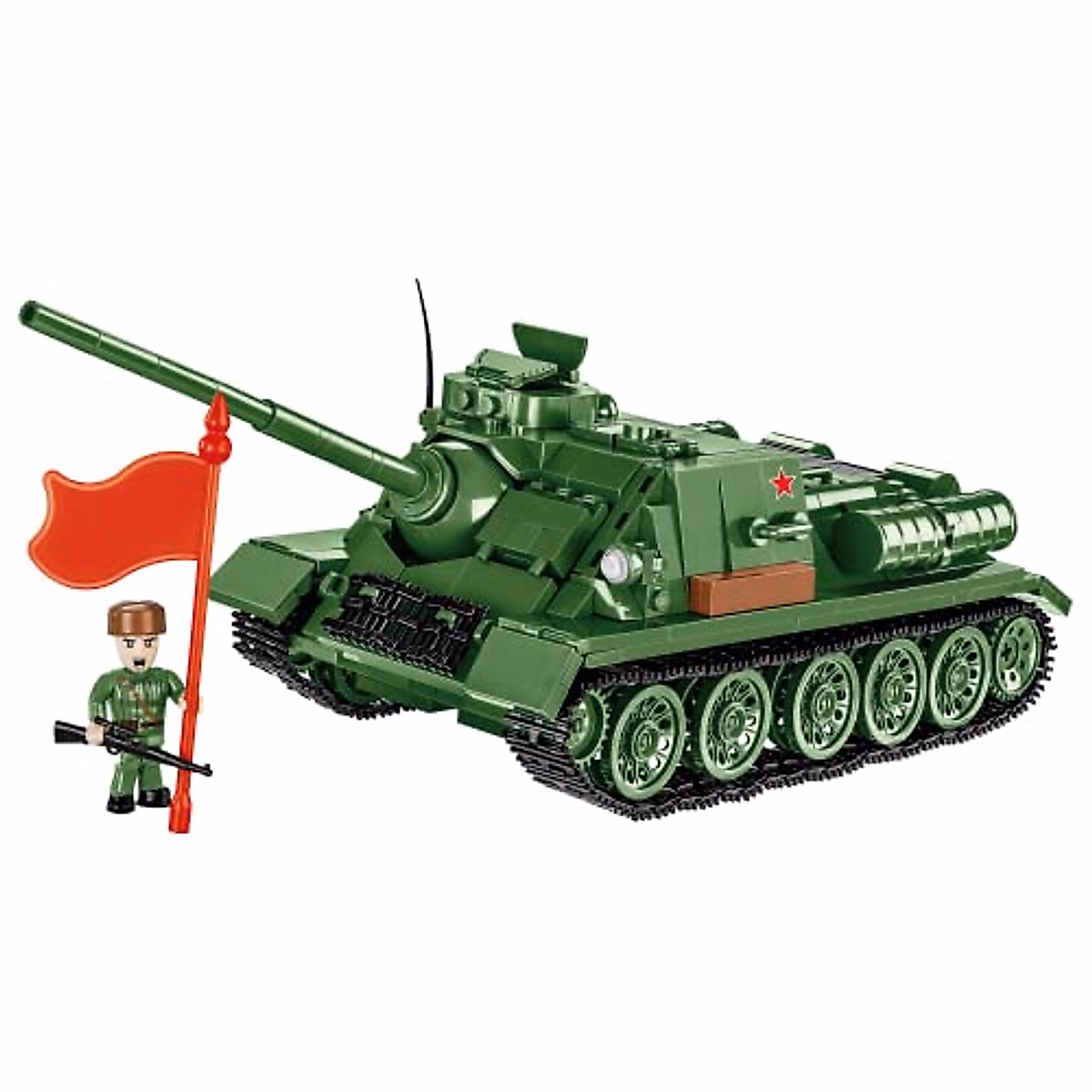 COBI Historical Collection SU-100 SPG Vehicle , Green