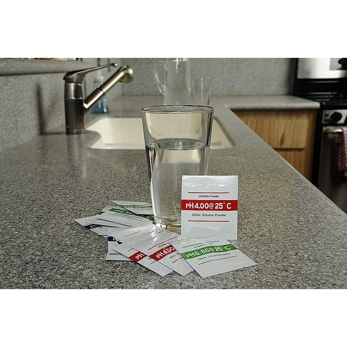 Nynelly Only 6.86,15pcs pH Meter Buffer Solution Powder for Precise and Easy for Precise pH Calibration Powder Solution