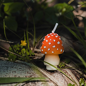 Birthday Candles Mushroom Candles for Party Supplies and Wedding Favor