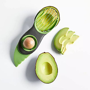 3-İn-1 Avocado Slicer, Avocado Cutter Tool, Avocado Slicer Seed Remover, Multifunctional Avocado Peeler, Fruit Slicer