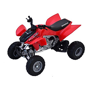 New-Ray Toys Die-Cast TRX450R ATV (1:12 Scale) (Red)