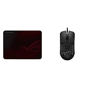 ASUS TUF Gaming M4 Air Lightweight Gaming Mouse & ASUS ROG Scabbard II Gaming Mouse Pad