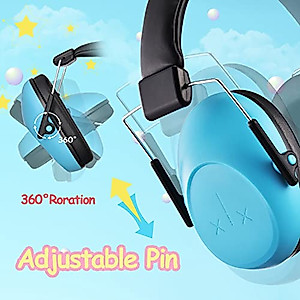 Onhear Kids Noise Cancelling Headphones, SNR 28 dB Kids Ear Protection Earmuffs for Autism, Toddler, Children, Noise Cancelling Sound Proof Earmuffs/Headphones for Concerts, Air Shows, Fireworks