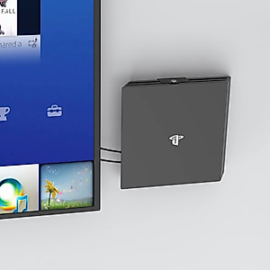 Bylitco Wall Mount for PS4 Pro,Mount on The Wall or Under The Desk,Solid Metal