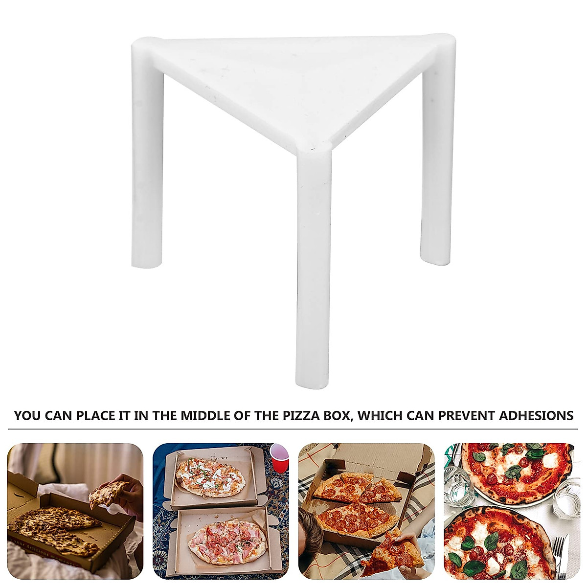 UPKOCH 100pcs Pizza Saver Tabletop Pizza Saver Pizza Tripod Pizza Box Saver Stand Tripod Stack