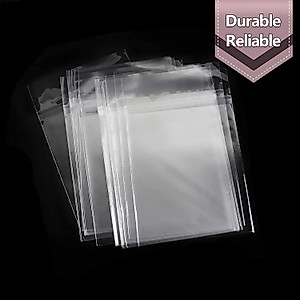 Golden State Art, Pack of 100, Acid-Free Crystal Clear Sleeves Storage Bags for Photo Prints Framing Mats Mattes (Bag Size: 11 3/8 x 14 1/8 inches for 11x14 Mats)