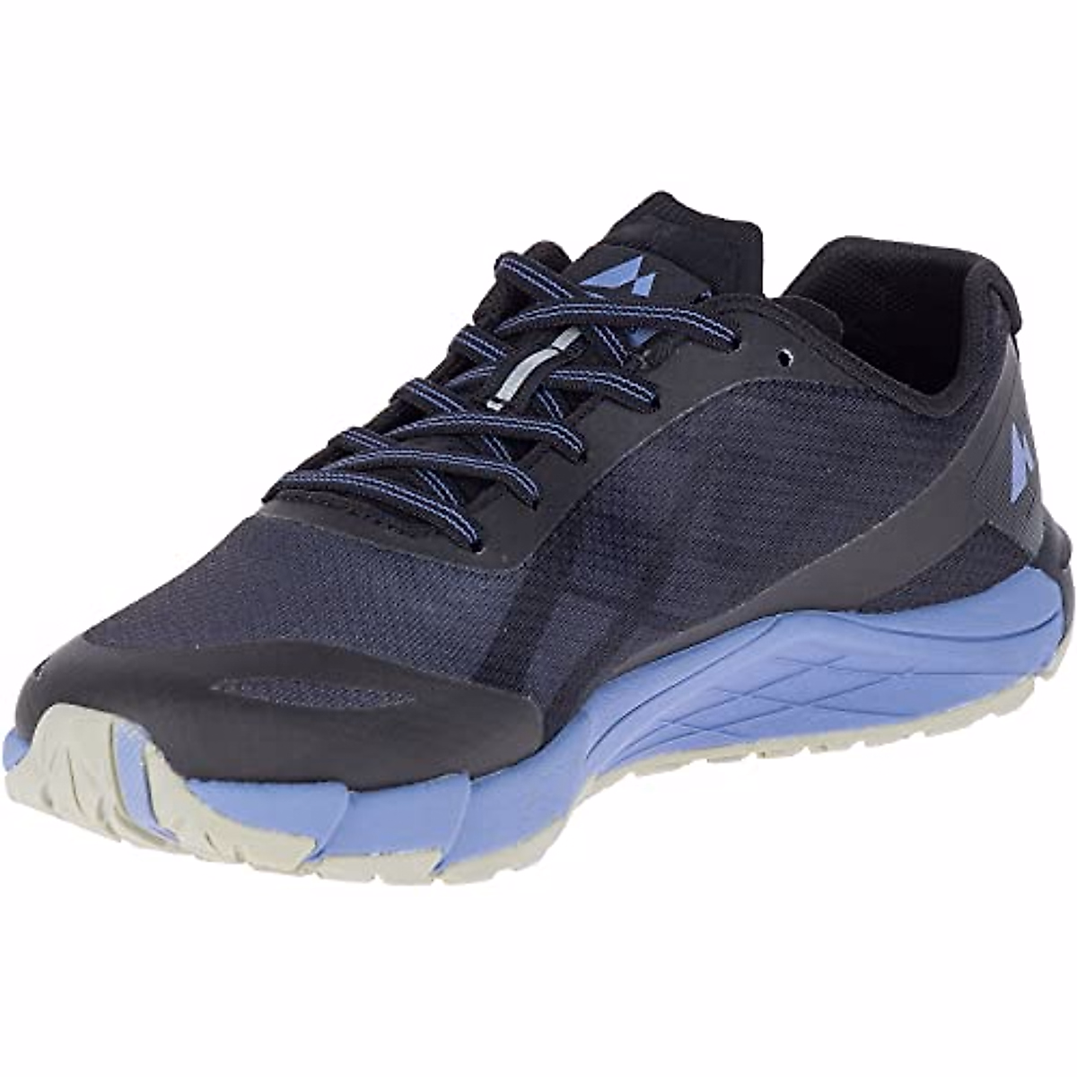 Merrell Women's Bare Access Flex Trail Runner, Black/Metallic Lilac, 5 M US