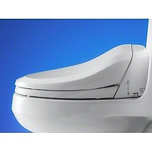 Kohler K-4737-96 C3 125 Elongated Warm Water Bidet Toilet Seat, Biscuit with Quiet-Close Lid and Seat, Automatic Deodorization, Adjustable Water Temperature, Nightlight, Heated Seat, Warm Air Dryer
