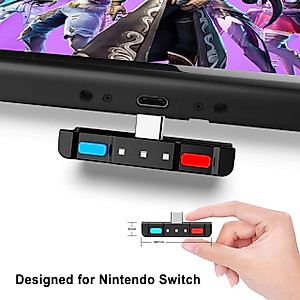 HomeSpot Bluetooth Audio Adapter with USB-C, Built-in mic, for Nintendo Switch, PS4, PS5, PC, Supports Headphones mic, aptX Low Latency, Dual Headphones, in-Game Voice Chat