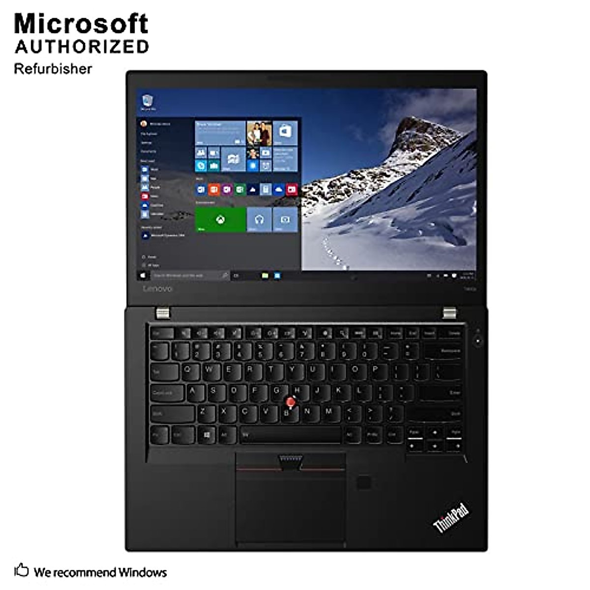 Lenovo ThinkPad T460s 14inch Notebook Intel Core I7-6600U up to 3.4G,Webcam,1920x1080,12G DDR4,256G SSD,USB 3.0,HDMI,Win 10 Pro 64 Bit,Multi-Language Support English, Spanish (Renewed)
