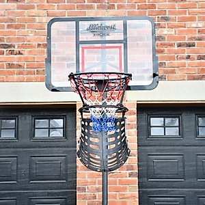 Midwest Unisex Shot System Basketball returner, Black, One Size UK