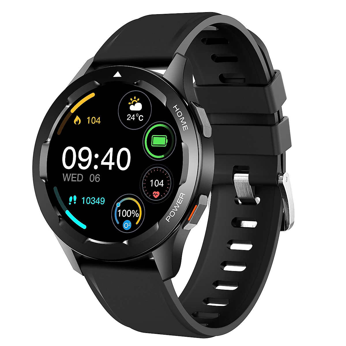 Smart Watches for Men 1.32 in Full Touchscreen Waterproof Smartwatch Bluetooth Call Dial Sports Calories Steps Counter Fitness Tracker Android iOS
