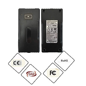 Abakoo 54.6V 4A Power Adapter for 48V 13S Lithium Battery Charger with 3-Pin XLR Connector