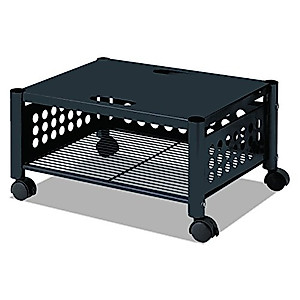 Vertiflex Mobile Underdesk Machine Stand, 21 x 17 x 11 Inches, Black (VF52009), One Size