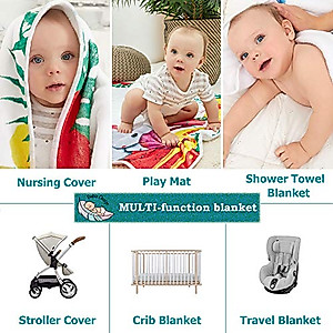 Baby Monthly Milestone Blanket Girl Boy - Baby Age Blanket - Baby Gift Blanket for Newborns – Month Blanket for Baby Pictures - Baby Calendar Blanket
