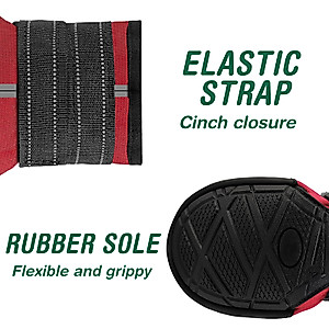 Aokown Dog Shoes for Medium Dogs, Large Waterproof Dog Boots for Winter Snow, Summer Hot Pavement, Dog Booties & Paw Protectors Size 3