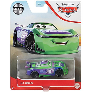 Disney Cars Toys H.j. Hollis, Miniature, Collectible Racecar Automobile Toys Based on Cars Movies, for Kids Age 3 and Older, Multicolor
