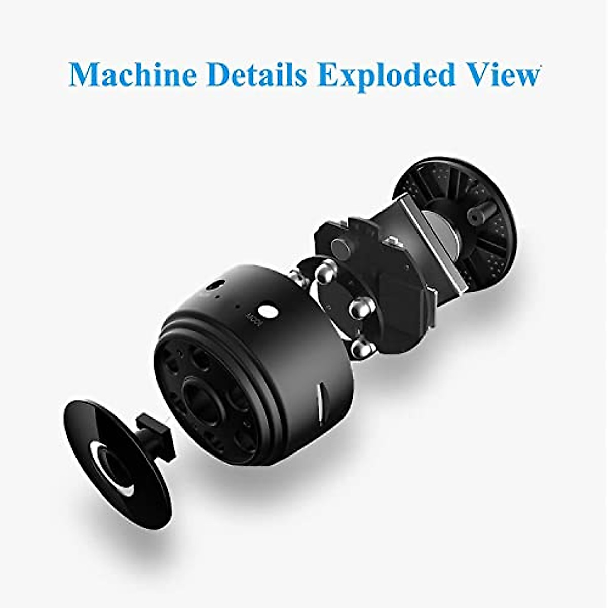 AICAM Hidden Cameras for Home Security, 1080p HD Mini Spy Camera Wi-Fi Wireless, Small Nanny Camera Indoor with Remote View, Motion Detection, Night Vision, Tiny Spy Cam