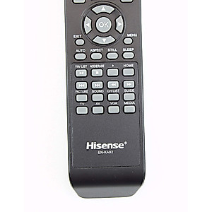 Original Hisense EN-KA92 LCD TV Remote Control Supplied with Models 32D37, 32H3B1, 32H3B2, 32H3C, 32H3E, 40H3B, 40H3C, 40H3E (Renewed)
