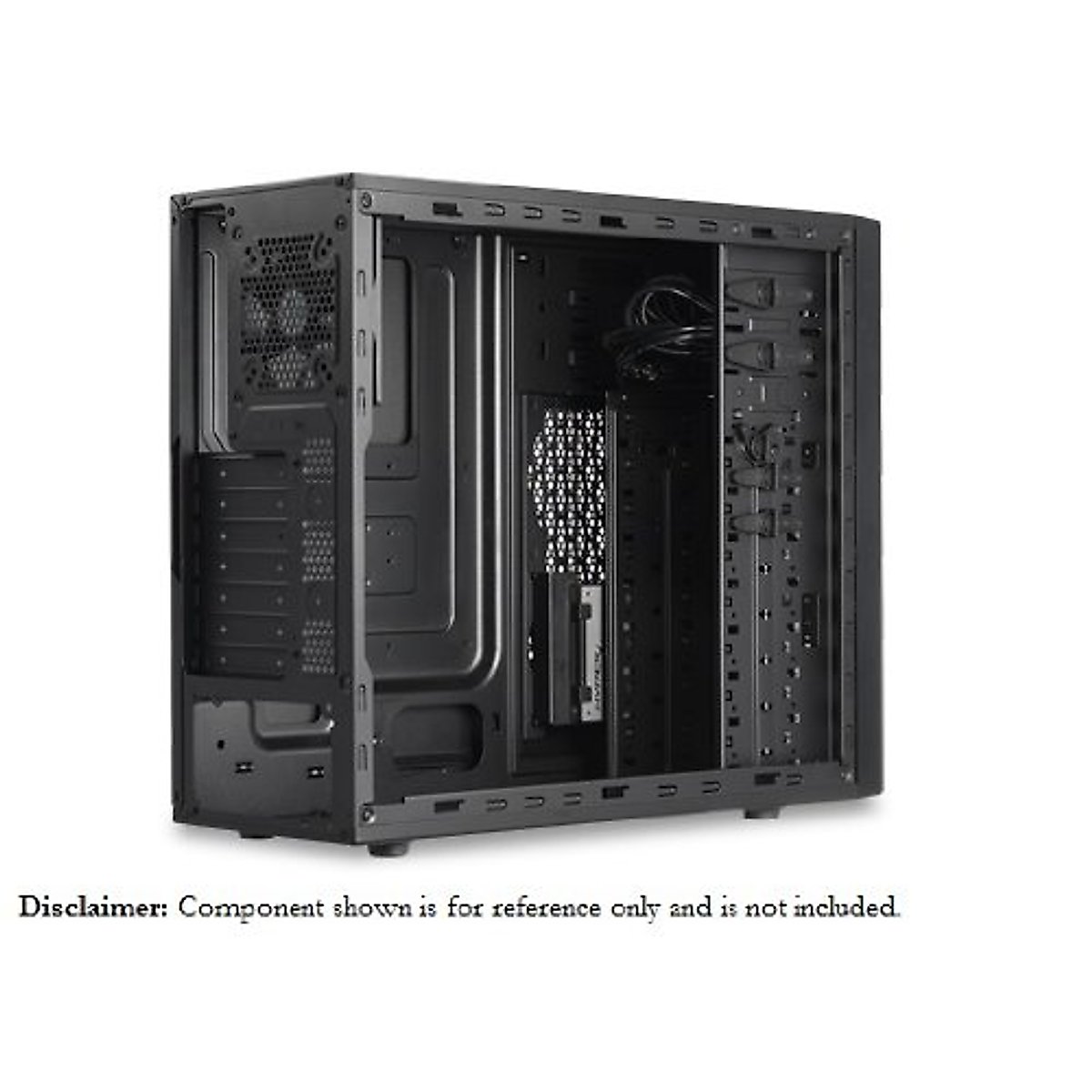 Cooler Master N400 - Mid Tower Computer Case with ATX Motherboard Support, Multiple 240mm Radiator Support, and Ventilated Front Panel