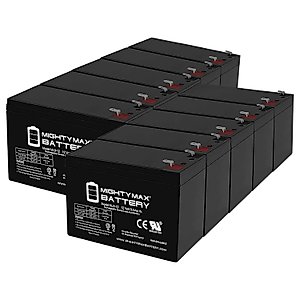 Mighty Max Battery ML9-12 - 12V 9Ah Replacement Battery for CSB HR1234WF2-10 Pack