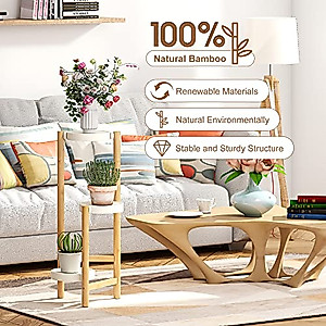 FILWH Plant Stand Indoor Outdoor Plant Rack 3 Tier 3 Potted Flower Holder Ladder Plant Stands Table Plant Pot Stand For Multiple For Balcony Window Living Room Garden Patio (3 Tier)