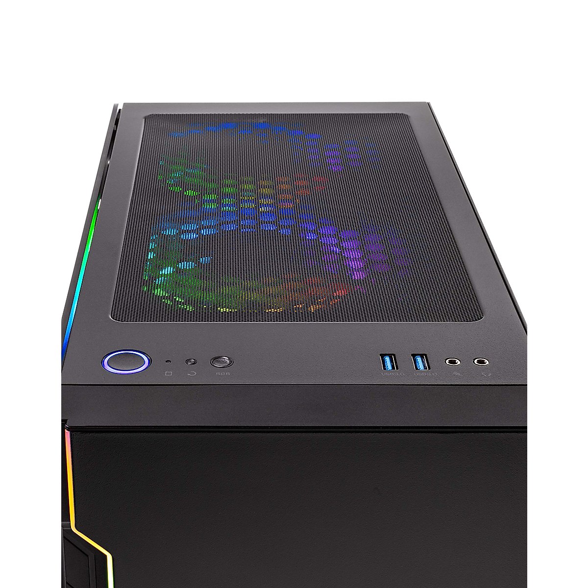 Skytech Gaming Shadow 3.0 Gaming Computer PC Desktop - Ryzen 5 3600 6-Core 3.6GHz, GTX 1660 Super 6G, 1TB SSD, 16GB DDR4 3000, AC WiFi, Windows 10 Home 64-bit, Black