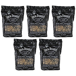 Jack Daniels 01749 Wood Lewef BBQ Smoking Chips, 2.94 L (5 Pack)