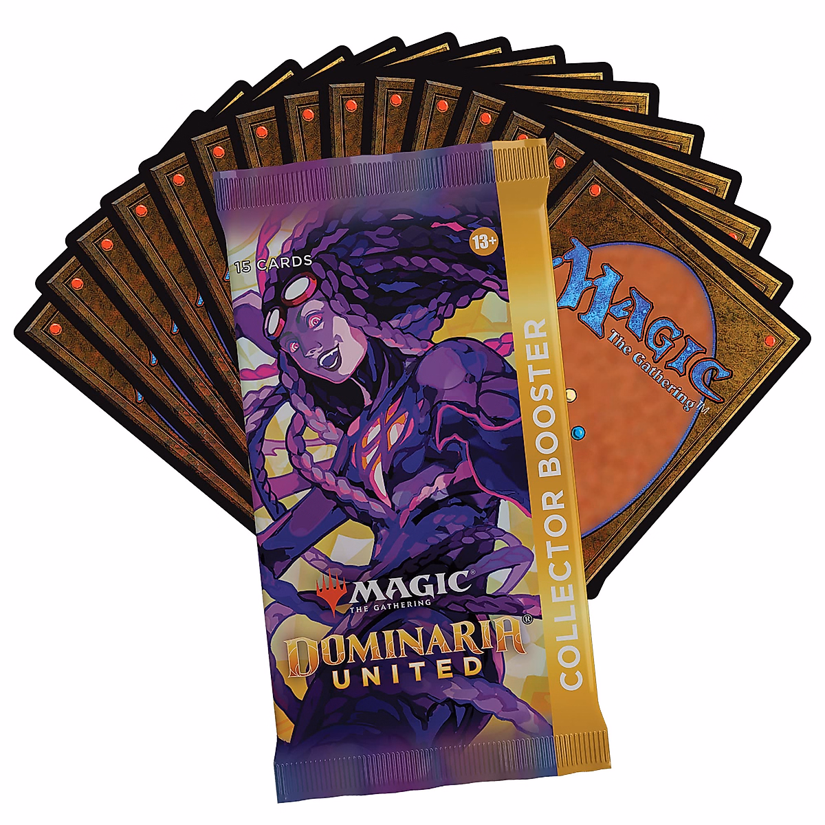 Magic The Gathering Dominaria United Collector Booster Box | 12 Packs + Topper Card (181 Magic Cards)