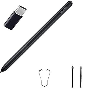 Fold Edition Galaxy Z Fold 3 Pen Z Fold 4 S Pen Replacement + 2 Pen Tips for Samsung Galaxy Z fold 3 S Pen Z Fold 4 Pen Touch Stylus S Pen +Replacement Tips/Nibs + Type-C Convertor