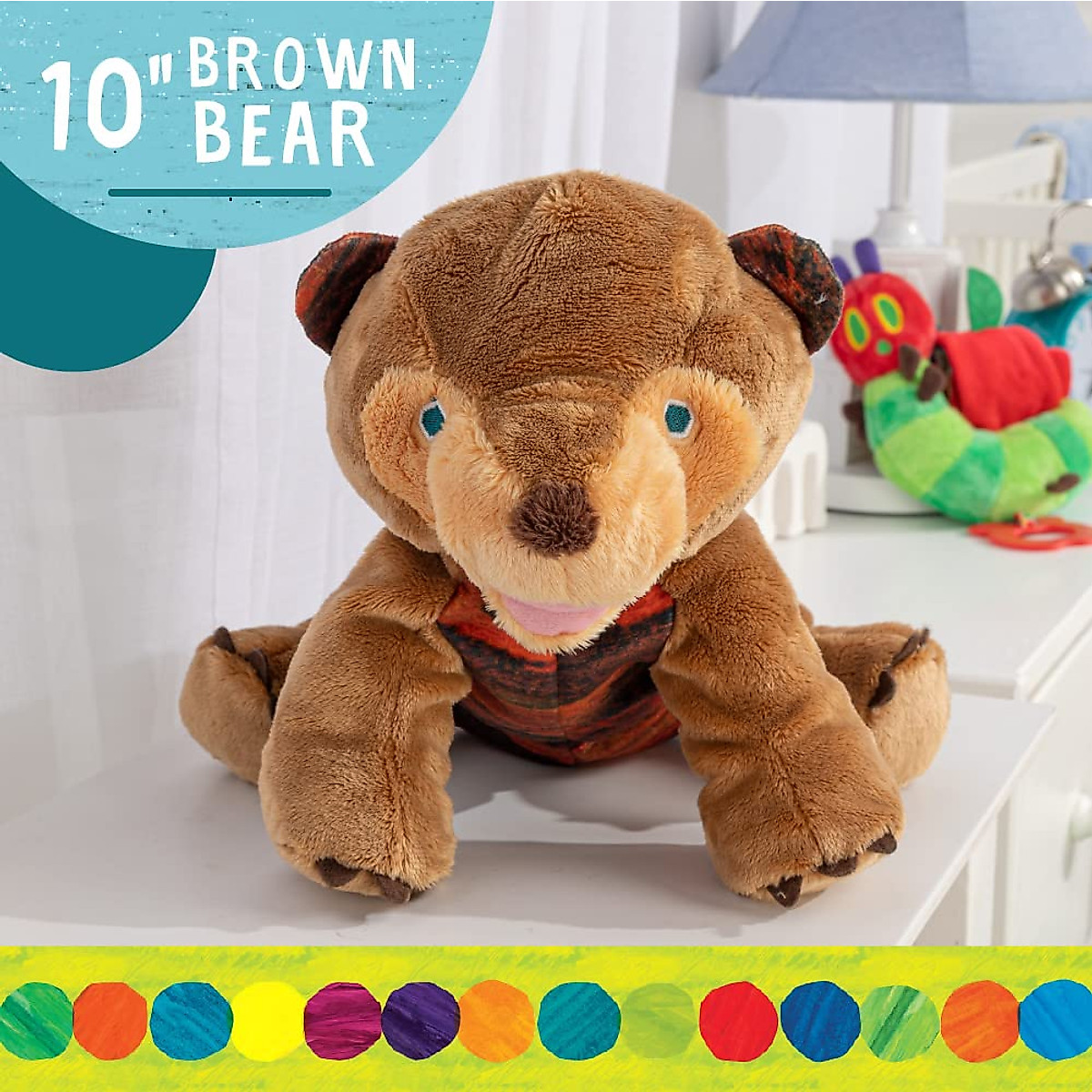 KIDS PREFERRED World of Eric Carle Brown Bear Stuffed Animal Plush