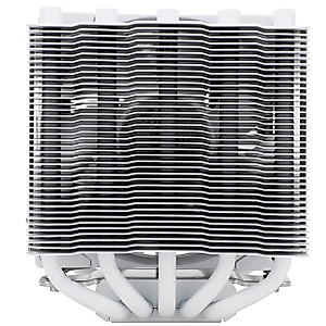 Thermalright Silver Soul 110 White CPU Cooler Dual Towers, 5 Heat Pipes, 110MM Hight, TL-B9W PWM Fan, Aluminium Heatsink Cover, AGHP Technology, for AMD AM4 AM5/Intel 1700/1150/1151/1200/2011