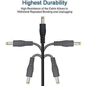 BestCH 2ft USB to DC Charging Cable PC Charger Power Cord for Nokia Mobile Phone Cellphone 1100 1101 1110 1110i 1112 1116 1221 1260 1261 1600 2100 2115i 2116i 2125i 2126i 2128i 2260 2270 2280 2285