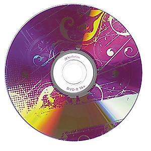 Verbatim 97503 DVD-R 4.7GB 16x Kaleidoscope Recordable Media Disc - 20 Disc Spindle - Assorted Colors